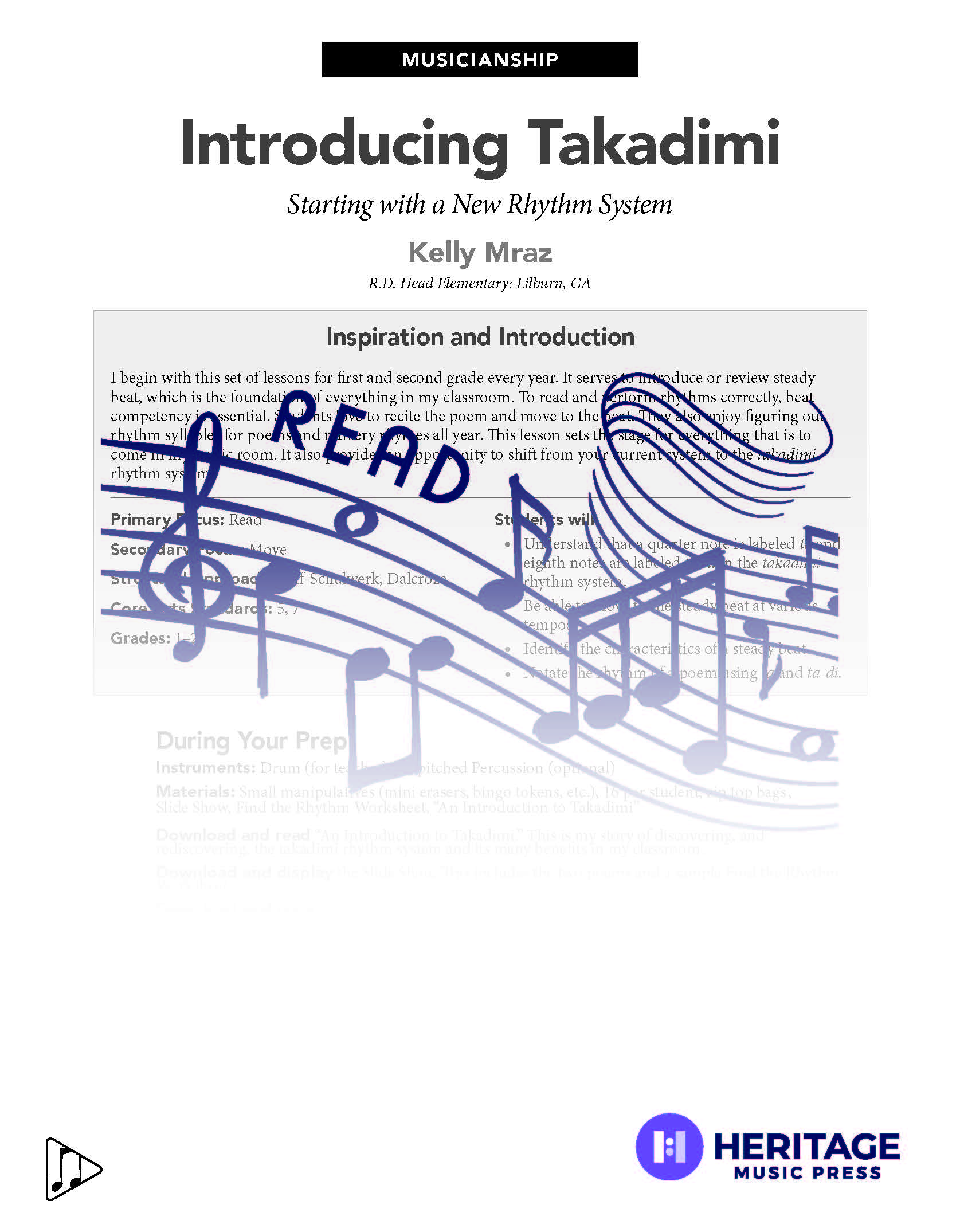 Introducing Takadimi: Starting with a New Rhythm System